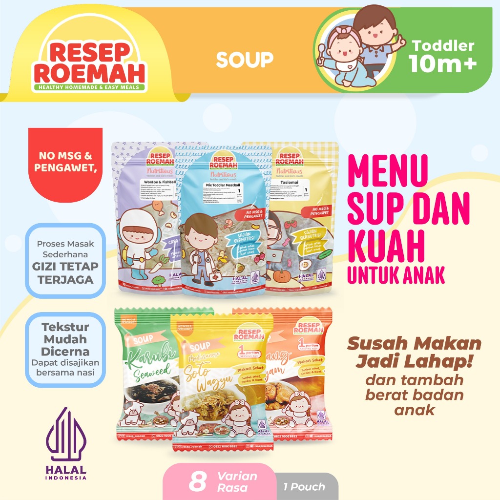 Jual Resep Roemah Menu Sup dan Kuah untuk Anak / Ready To Heat Soup ...
