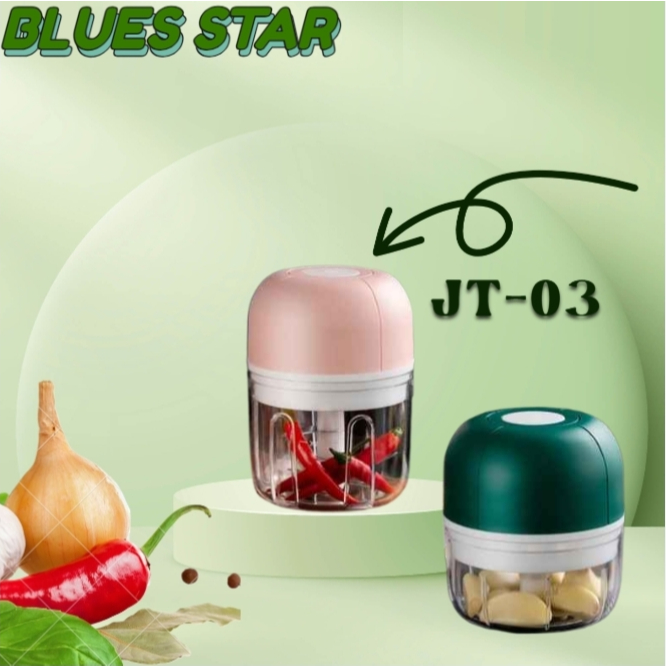 Jual Blender Chopper Mini JT-03 250ml Penggiling bumbu dapur Food ...