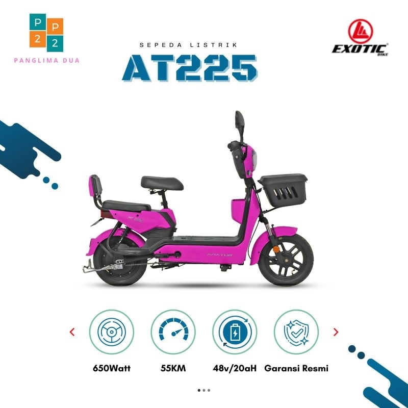 Jual Sepeda listrik Exotic groza at 225/Saige M35 bergaransi | Shopee ...