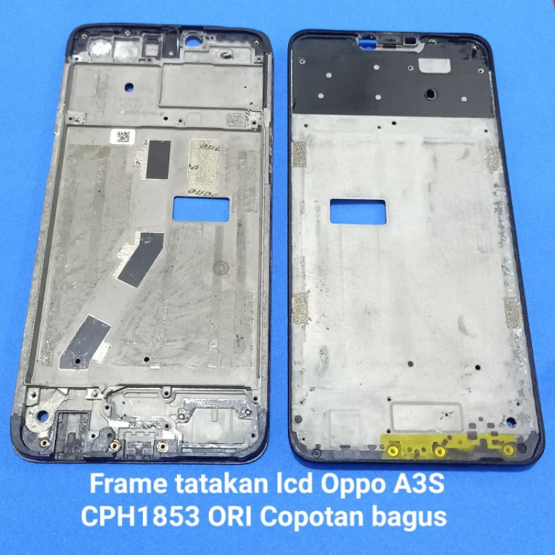 Jual Frame tatakan lcd Oppo a3s cph1853 bekas Copotan | Shopee Indonesia