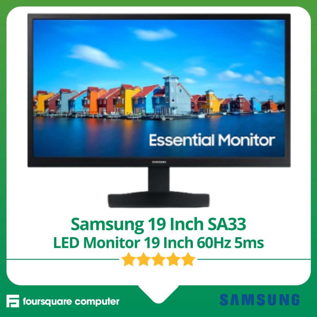 Jual Samsung 19 Inch SA33 LED Monitor 19 Inch 60Hz Resmi | Shopee Indonesia