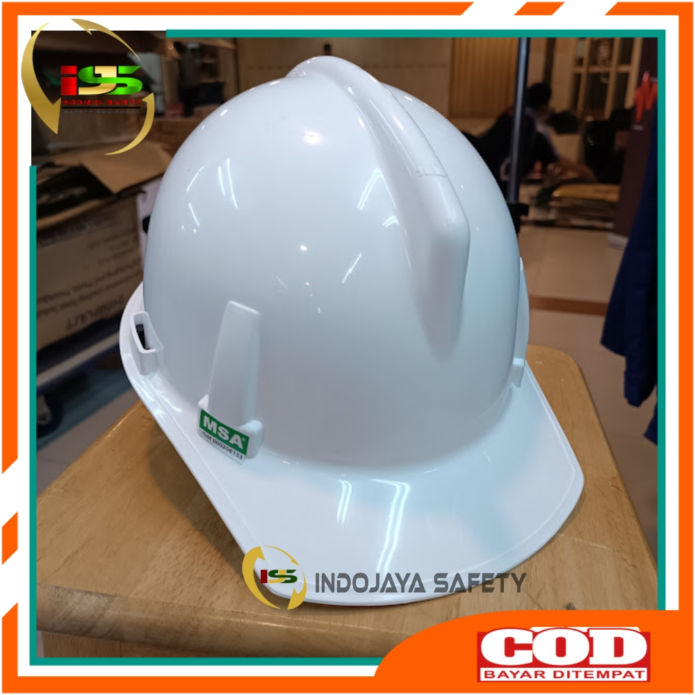 Jual Helm MSA Topgard Putih Fastrack - Safety Helmet Proyek MSA Top ...