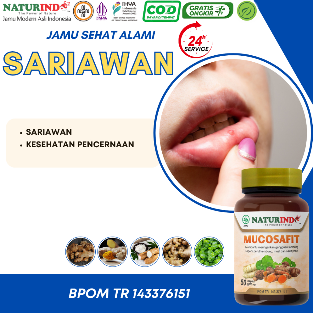 Jual Obat Sariawan Mulut Obat panas dalam bibir pecah pecah Mucosafit ...
