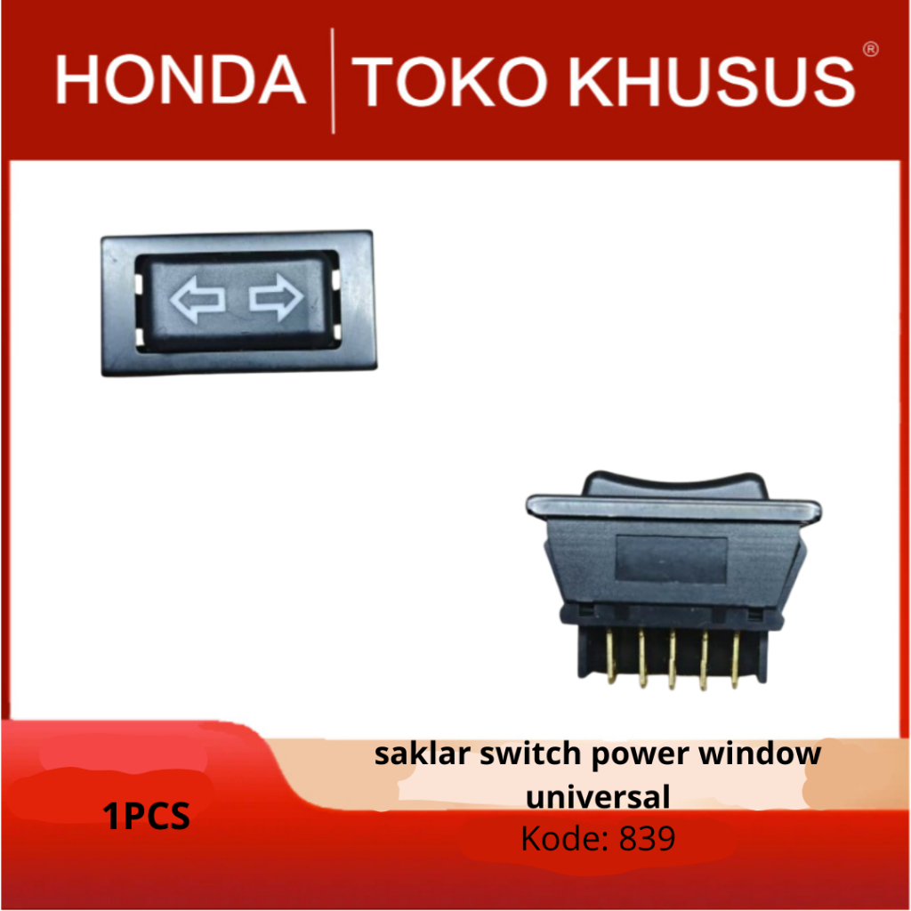 Jual saklar switch power window universal jendela mobil pencet atas ...