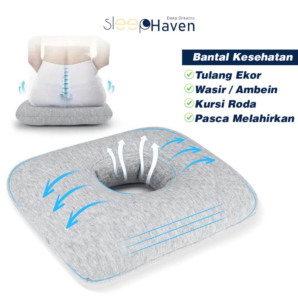 Jual Sleephaven Bantal Duduk Donat Pillow Kesehatan Serbaguna | Shopee ...