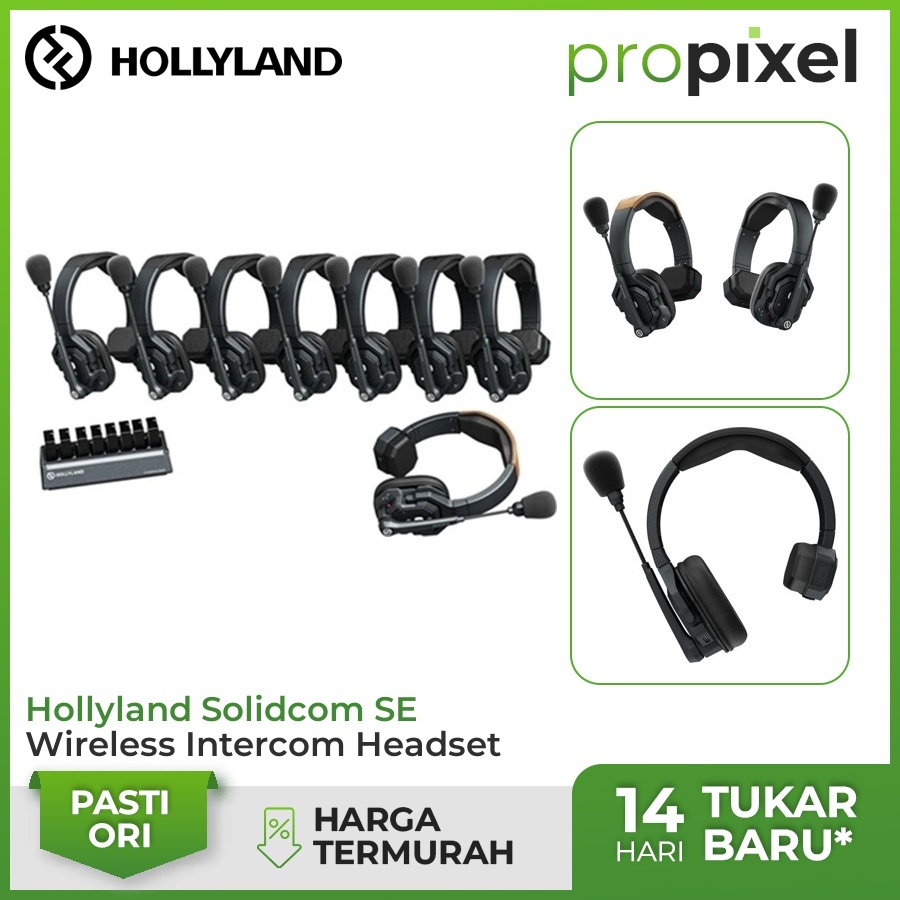 Jual Hollyland Solidcom SE 4S 6S 8S Full Duplex Wireless Intercom Headset GARANSI RESMI | Shopee ...