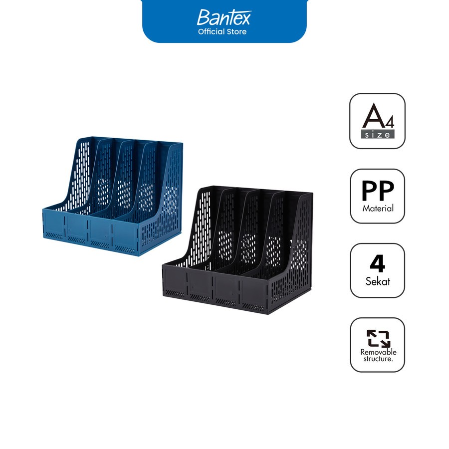 Jual Bantex Magazine Holder / Rak Box File / File Tray / Tempat Dokumen ...