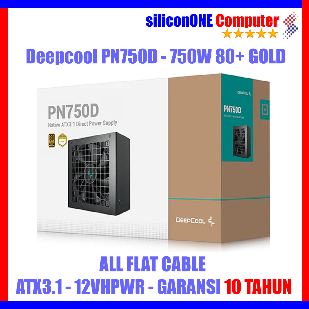 Jual Deepcool PN750D - 750W 80+ Gold PN750 ATX3.1 Powersupply PSU Best Protection | Shopee Indonesia