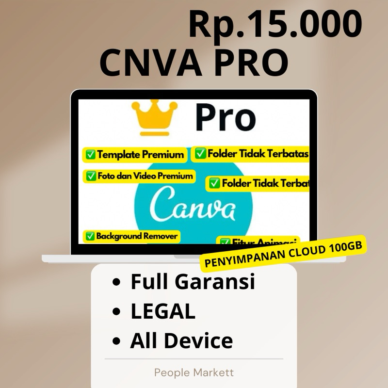 Jual CANVA PRO 1 BULAN | Shopee Indonesia