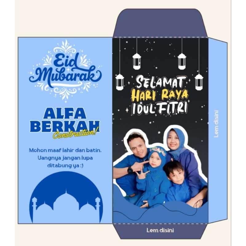 Jual Ampao Panjang Lebaran Custom Foto 1pack (12 pcs) | Shopee Indonesia