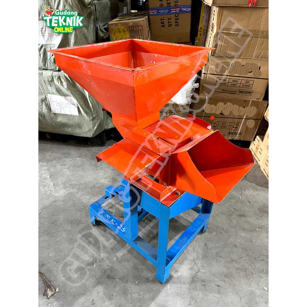 Jual KIM Mesin Pencacah Rumput KIM K-25 MERAH BIRU / Mesin Cacah Ranting Daun Dahan Tanaman K25 ...