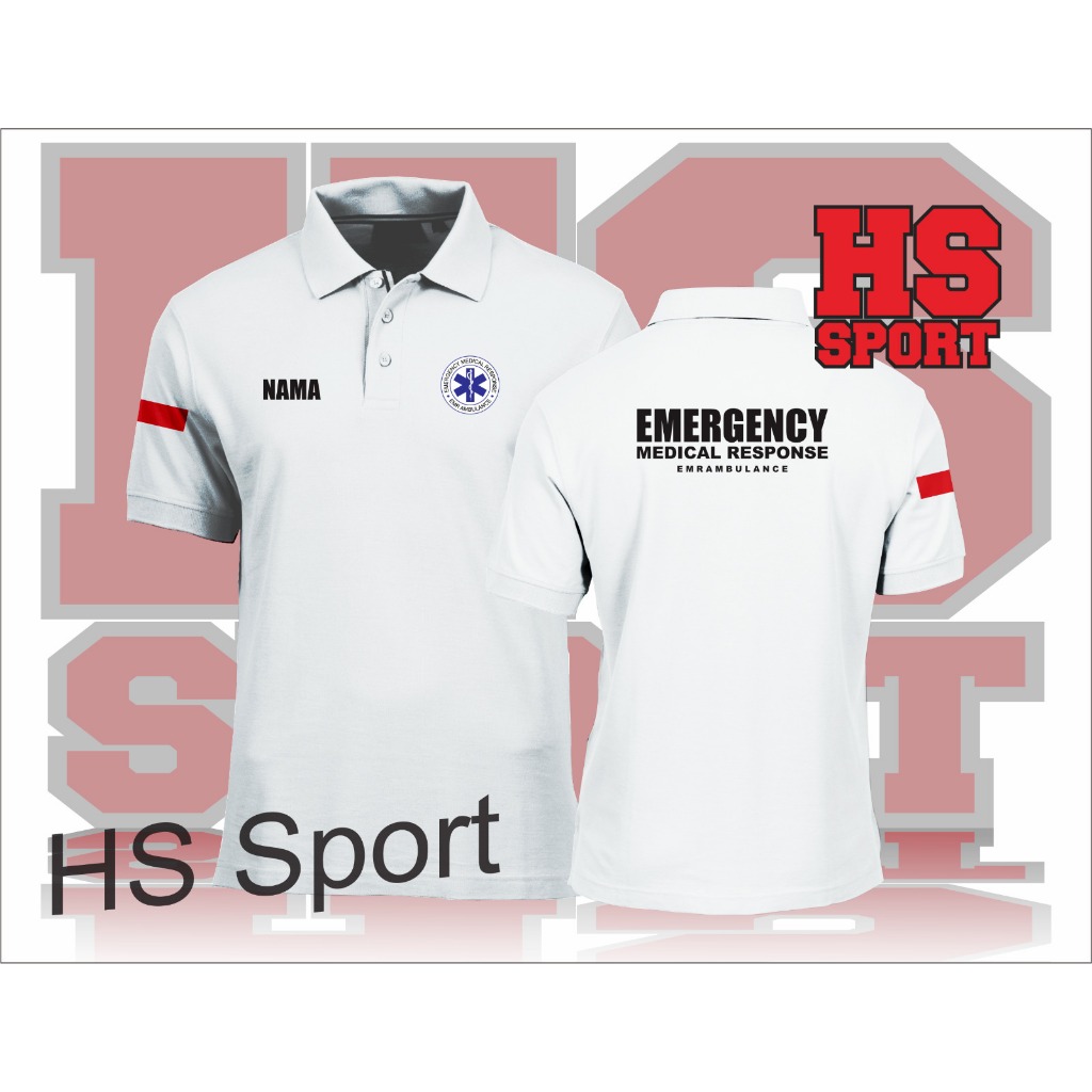 Jual Polo Driver Ambulance - BAJU KERAH EMERGENCY MEDICAL RESPONSE ...