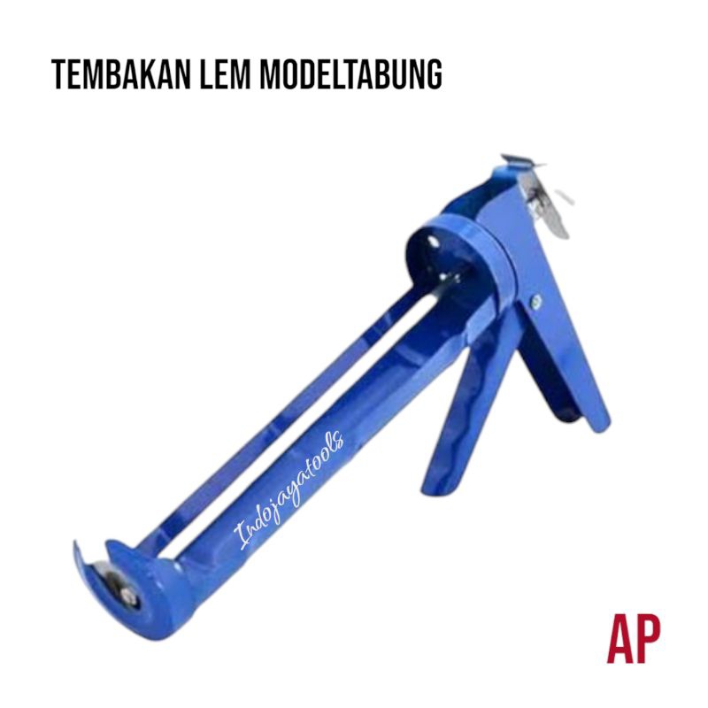 Jual Tembakan Lem Tabung biru AP / Tembakan lem silent botol | Shopee ...