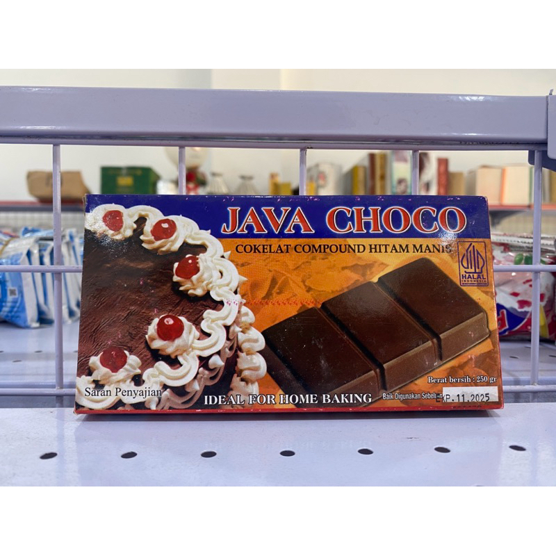 Jual JAVA CHOCO dcc 250g (Coklat batang) Dark compund chocolate ...