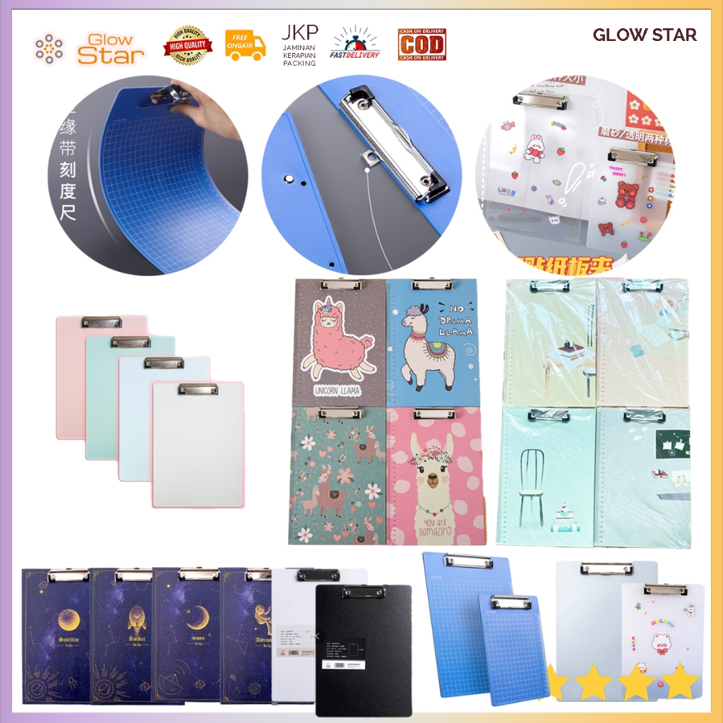 Jual Papan Alas tulis ujian clipboard papan menulis catatan papan dada ...