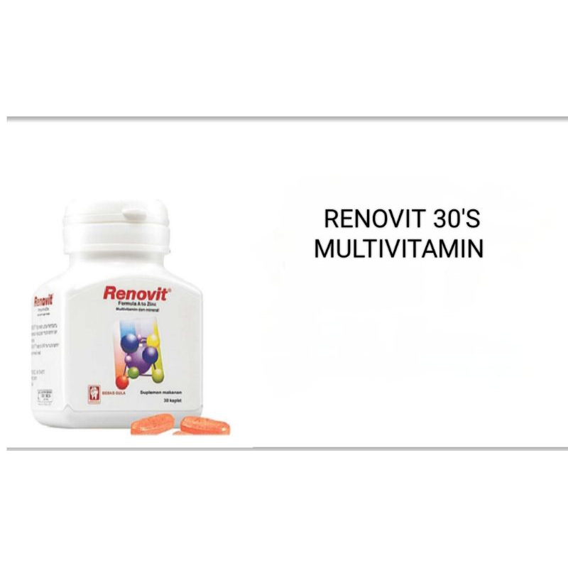 Jual RENOVIT 30'S | Shopee Indonesia