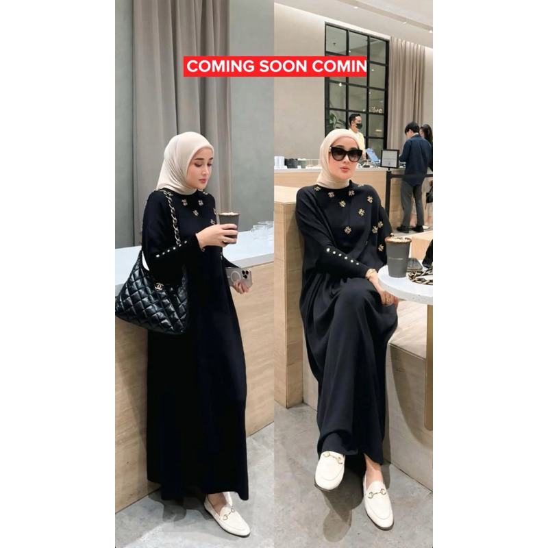 Jual Midi dress by rafika x Dlovera | Shopee Indonesia