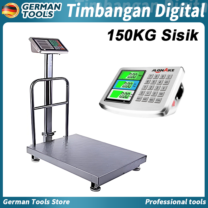 Jual German Tool Timbangan Duduk Digital Kapasitas 150kg/300kg Sisik ...