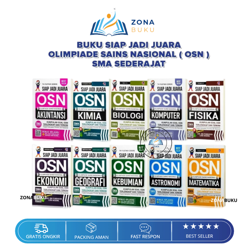 Jual Buku Olimpiade OSN SMA 2025 Gabungan Soal Pembahasan OSN dan KSN Terbaru Terlengkap ...