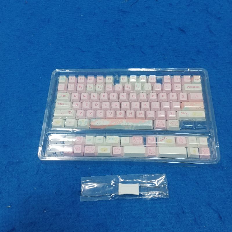Jual keycaps axolotl pink pbt Chery profile | Shopee Indonesia