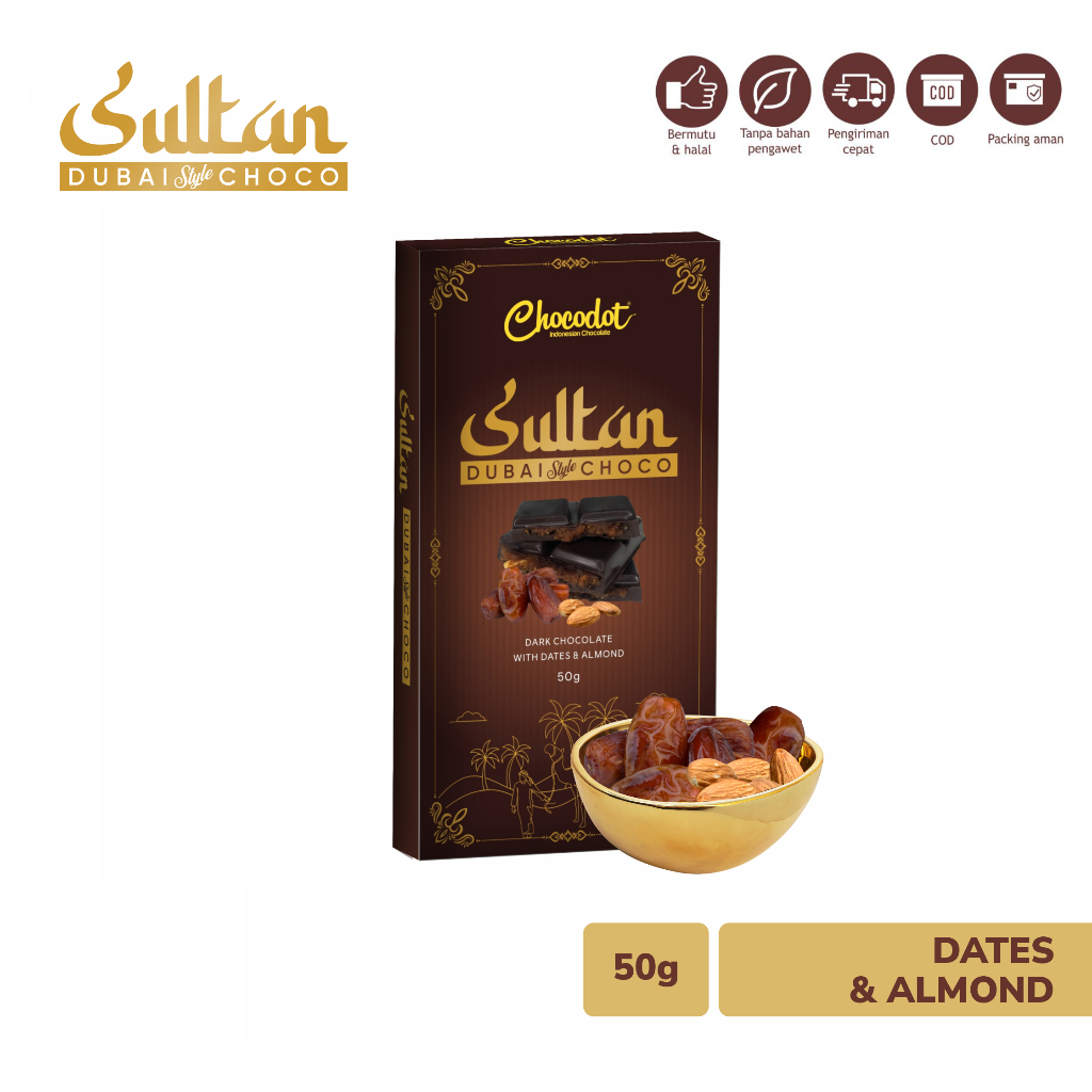 Jual Chocodot - Coklat Sultan Dubai Style Choco Dark Chocolate Premium ...