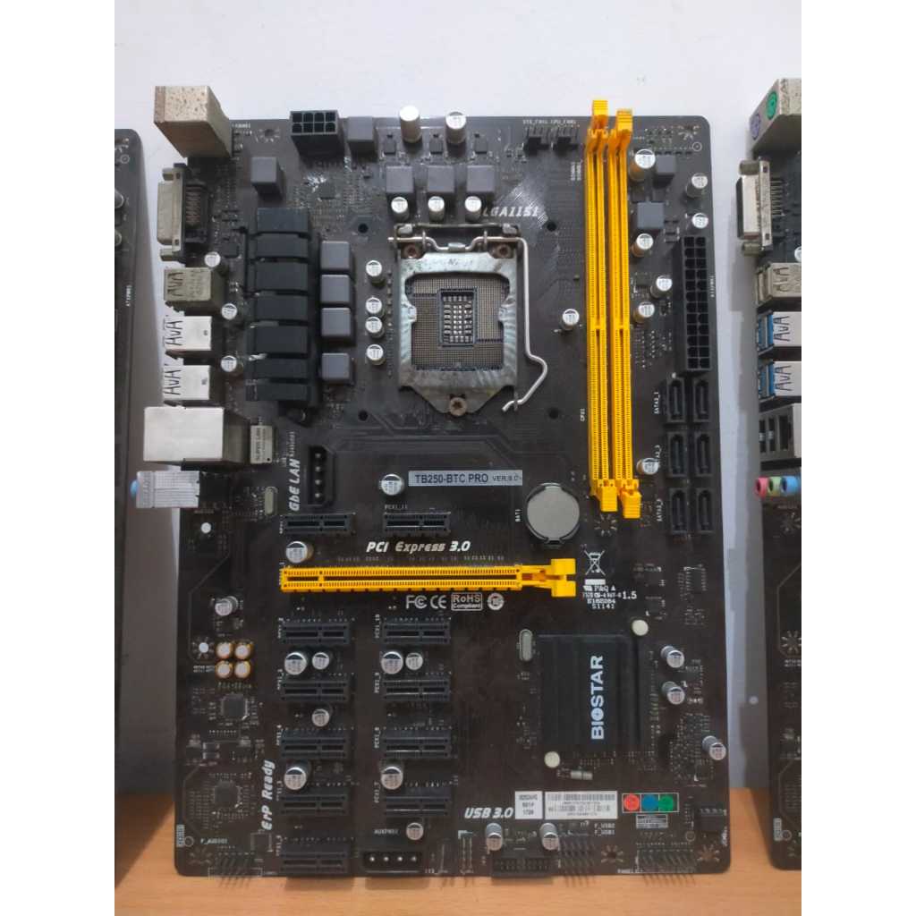Jual Mainboard Biostar TB250-BTC Pro EROR | Shopee Indonesia