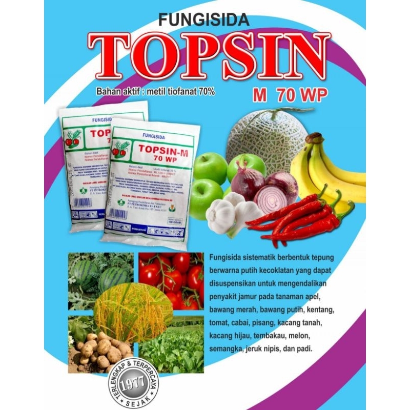 Jual Topsin-M 70 WP( Metil tiofanat 70% ) | Shopee Indonesia