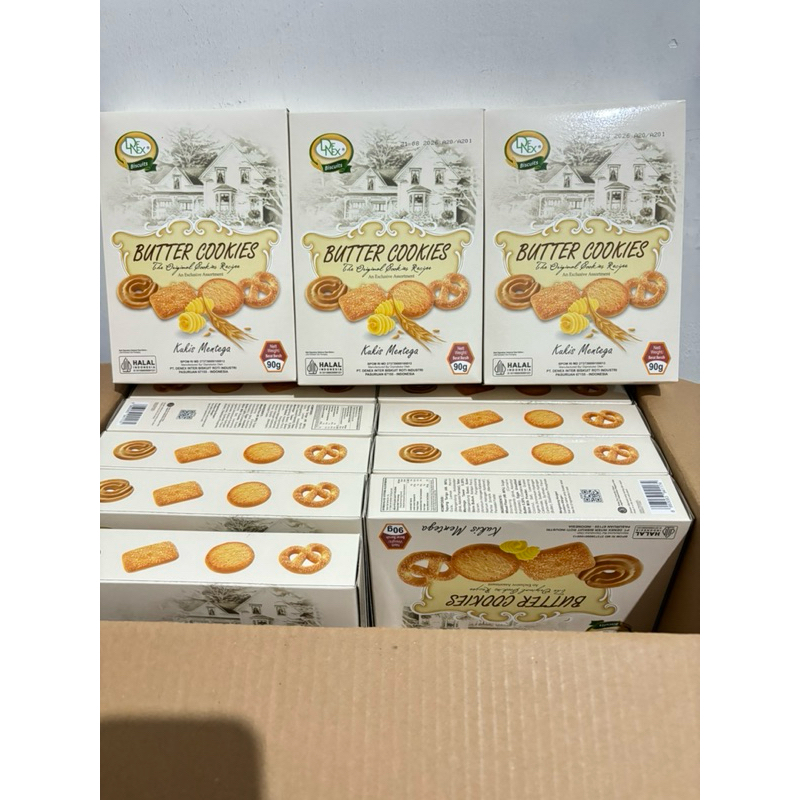 Jual Denex Butter Cookies Jajan Songgongan 1 Karton isi 24 Pack ...