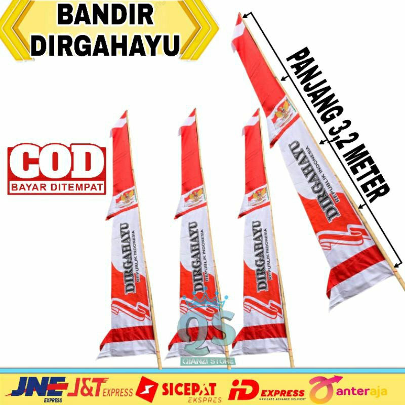 Jual BENDERA UMBUL UMBUL BANDIR DIRGAHAYU GARUDA MERAH PUTIH JUMBO | Shopee Indonesia