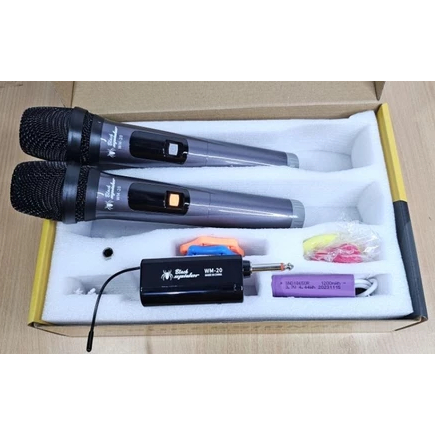 Jual Mic wireless Black spider Original WM-20 NEW | Shopee Indonesia