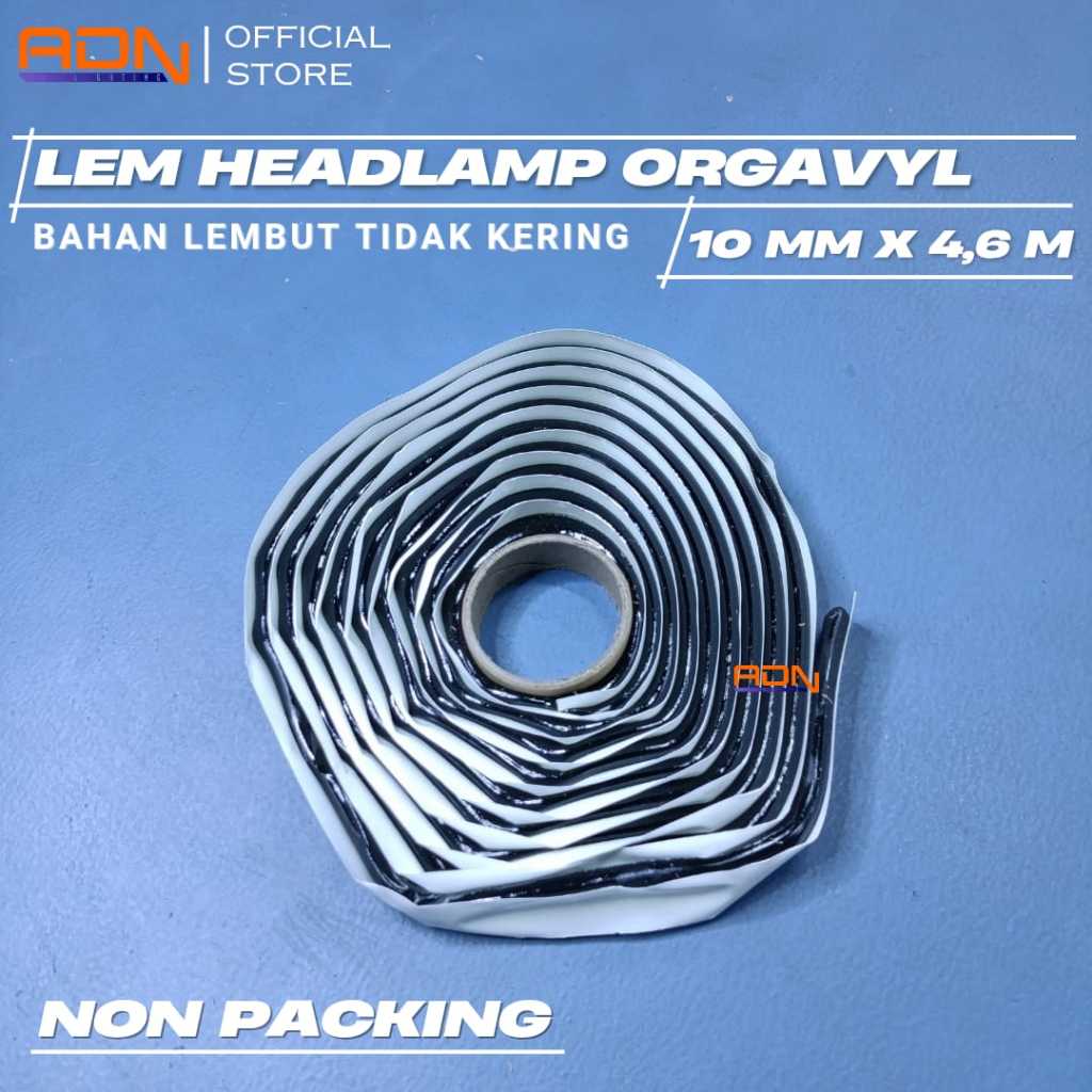 Jual LEM MIKA HEADLAMP HEAD LAMP BAKAR ORGAVYL 10 mm x 4,6 m | Shopee ...