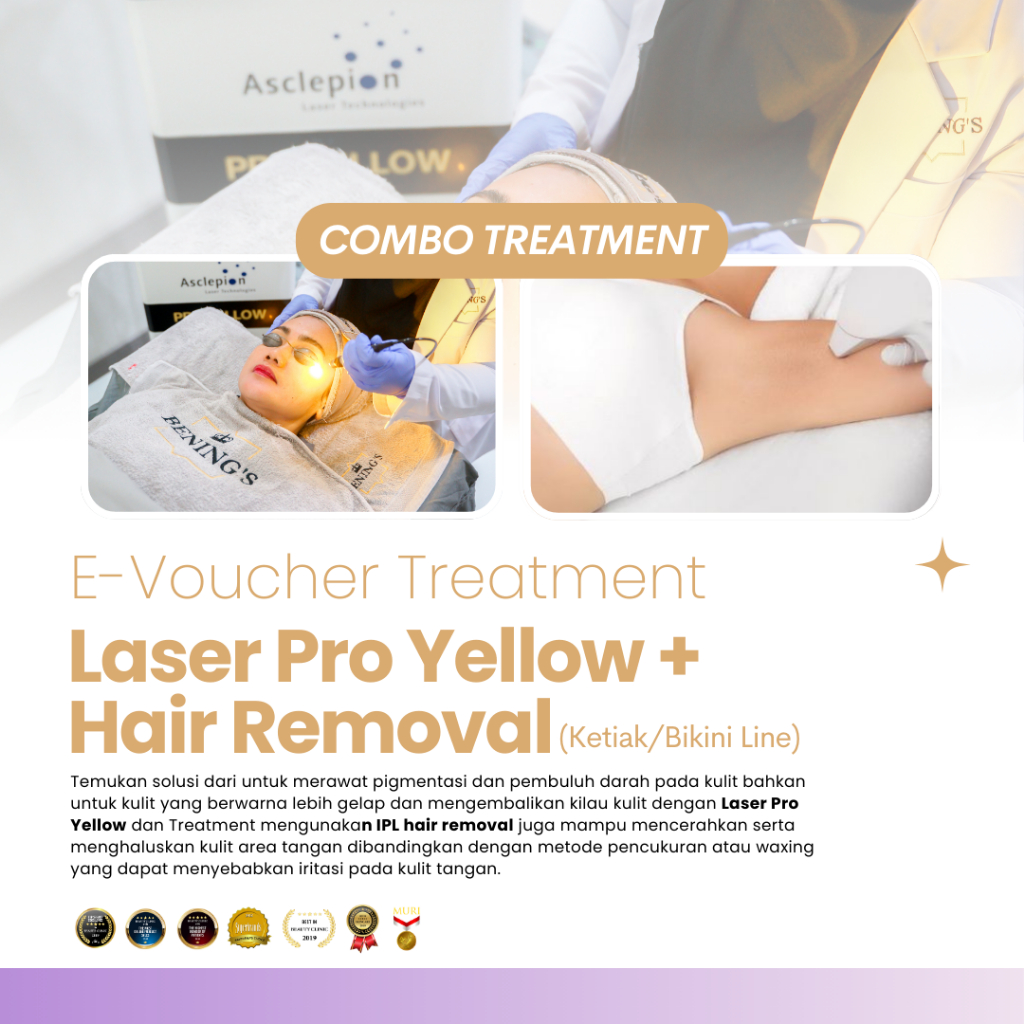 Jual Bening's Clinic Laser Pro Yellow / Yellow + IPL Hair Removal ...