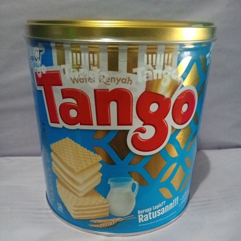 Jual Tango Wafer Vanilla Kaleng 240g | Shopee Indonesia