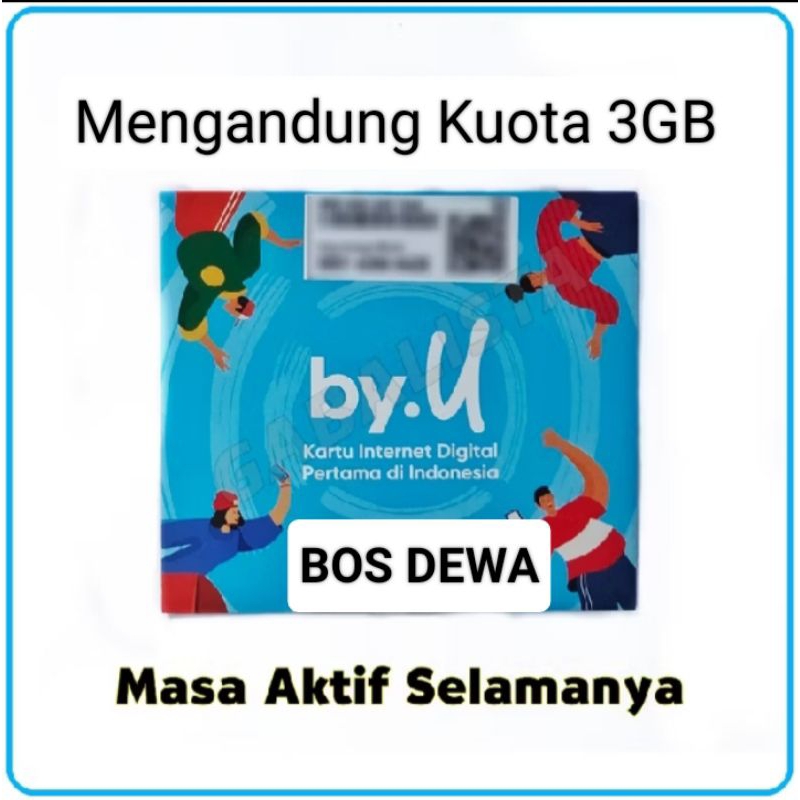 Jual Kartu Byu Kosong Bahan Injek Kuota Didigipos | Shopee Indonesia