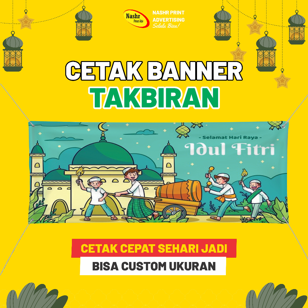 Jual CETAK BANNER TAKBIRAN | BANNER TAKBIRAN | BANNER TAKBIR KELILING ...
