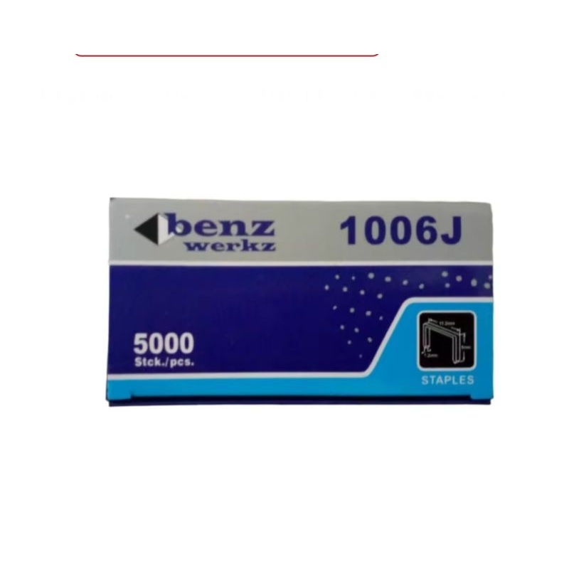 Jual Isi staples 1006J isi 5000pcs merk BENZ-staples jok motor | Shopee ...