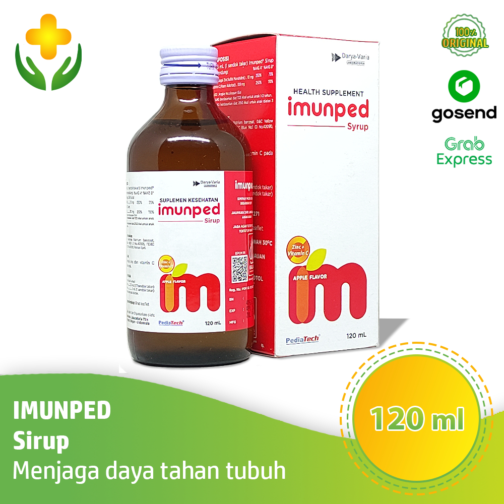 Jual Imunped Sirup 120 ml Vitamin Daya Tahan Tubuh Anak | Shopee Indonesia