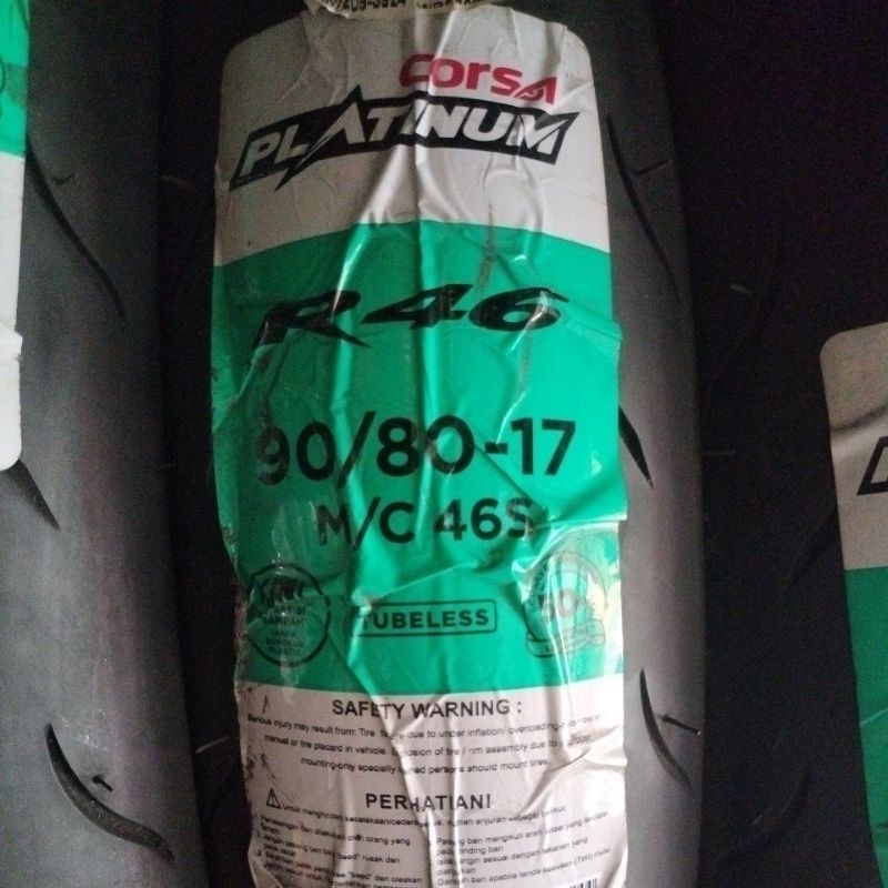 Jual ban corsa r46 soft compound 90/80 ring 17 | Shopee Indonesia