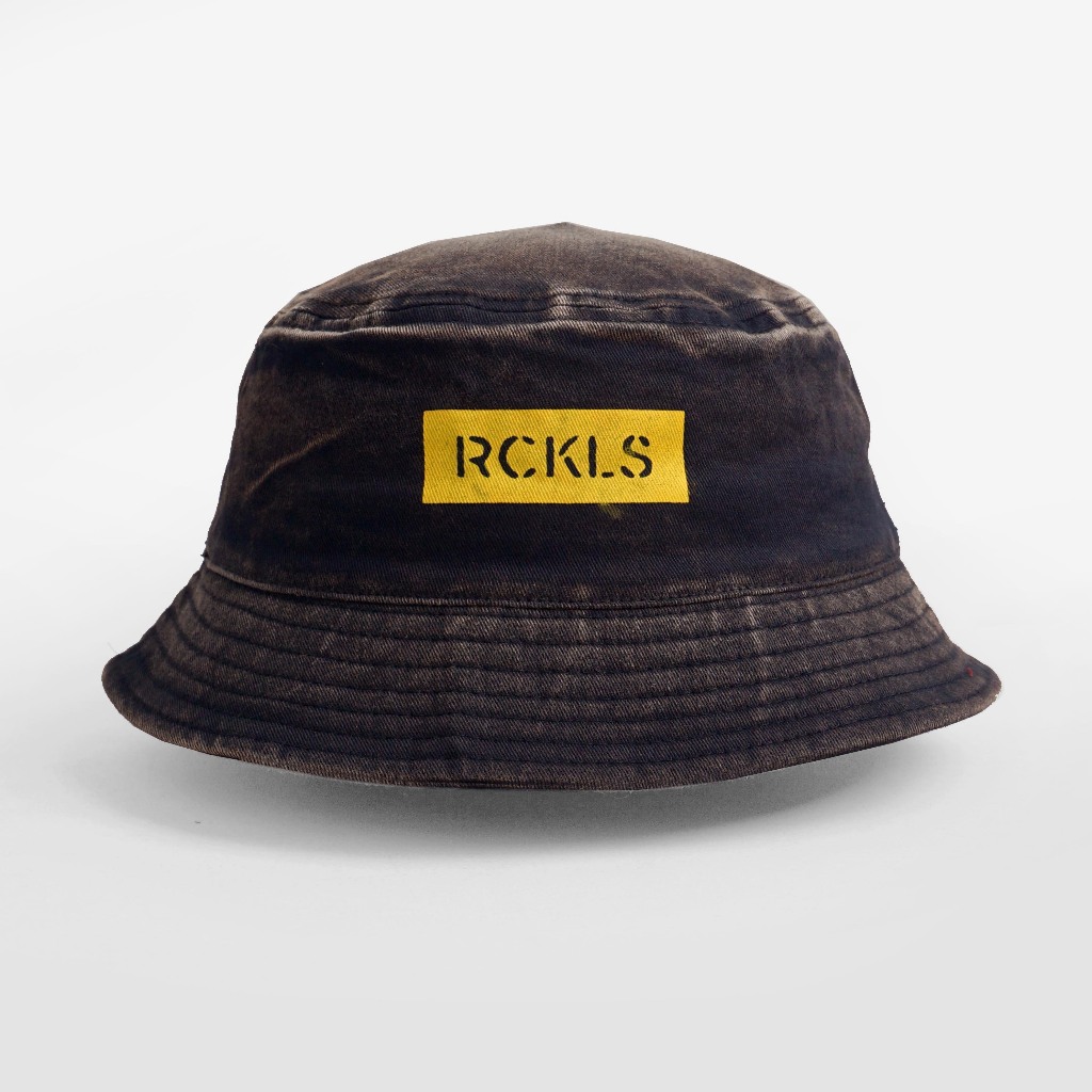 Jual RCKLS. topi Bucket Hat Denim Washing Blacktype | Shopee Indonesia