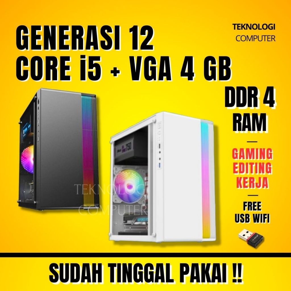 Jual Core i5 ‖ Gen 12 ‖ VGA 4 GB ‖ PC Rakitan ‖ Komputer CPU ‖ PC ...