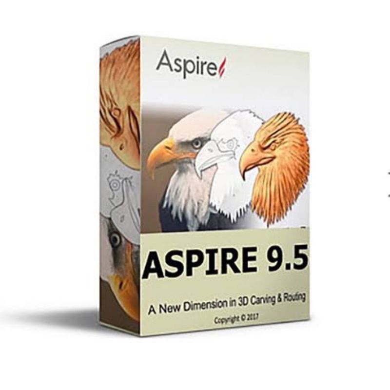 Jual Vectric Aspire 9.5 Aplikasi Untuk Mendesain Model 2D dan 3D Untuk ...