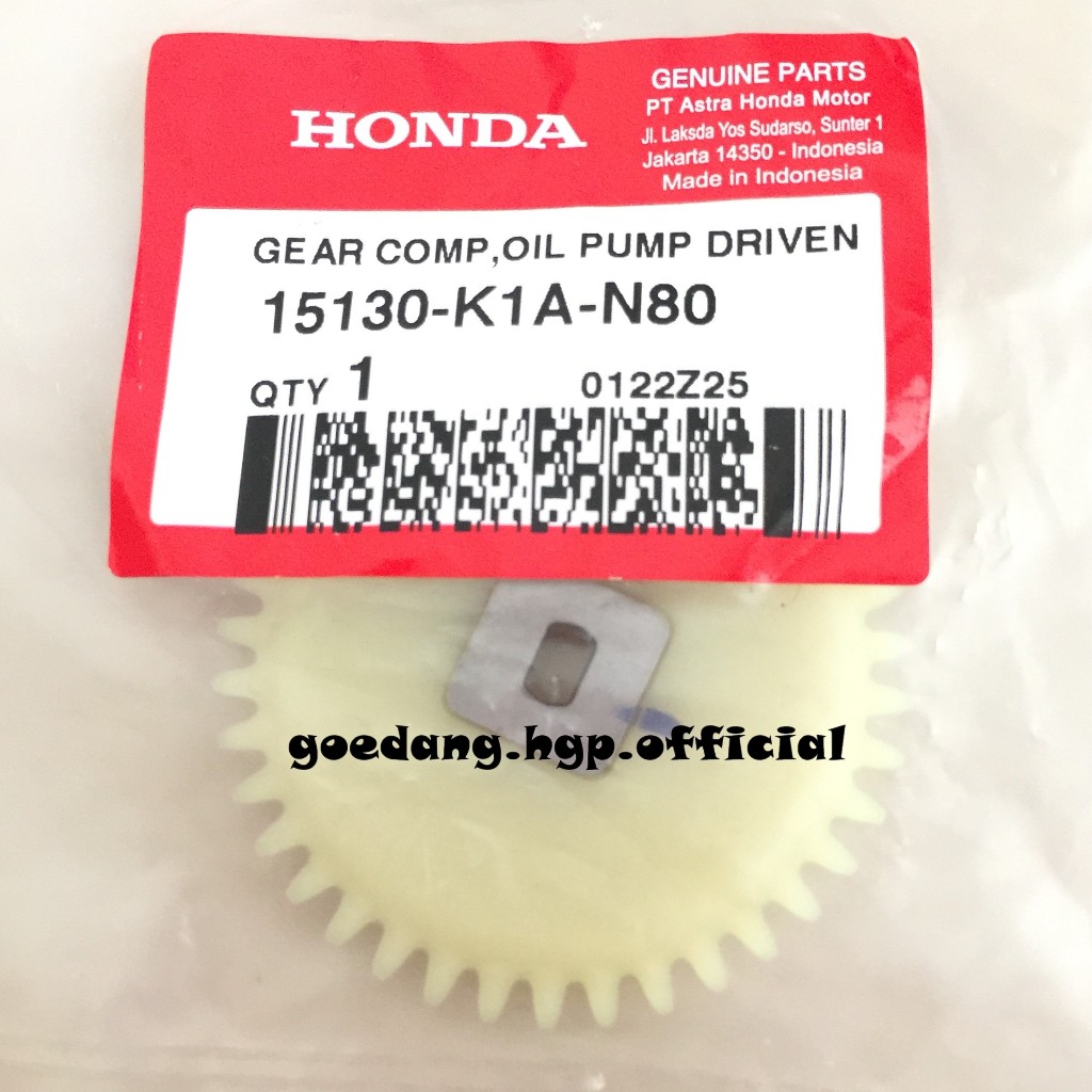 Jual Gear Comp Oil Pump Driven BEAT K1AL & SCOOPY K2FP ORIGINAL AHM ...