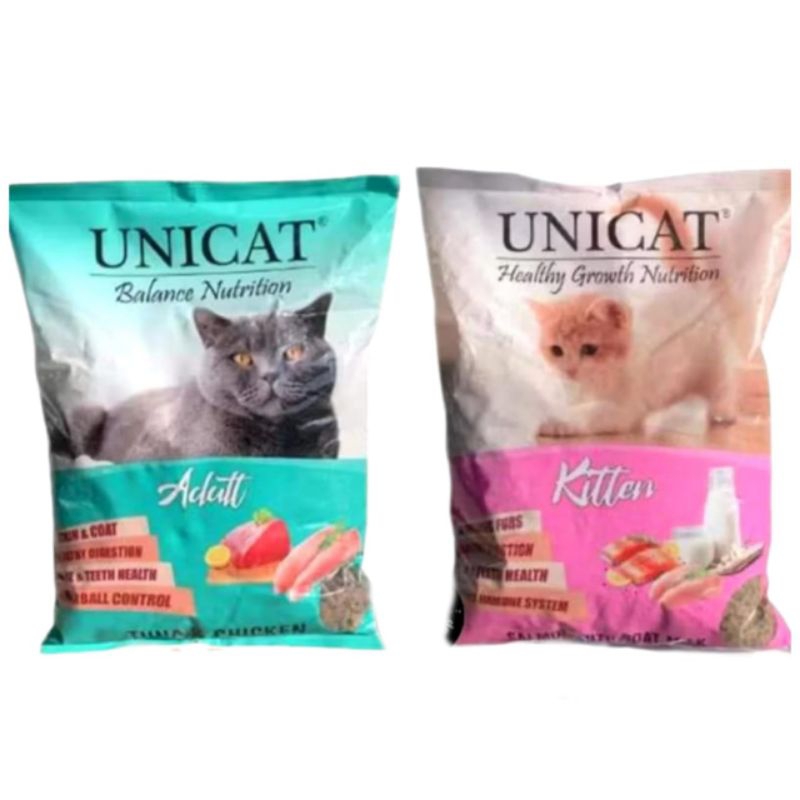 Jual UNICAT 800GRAM Makanan Kucing Kering Dry Cat Food Cats Adult ...