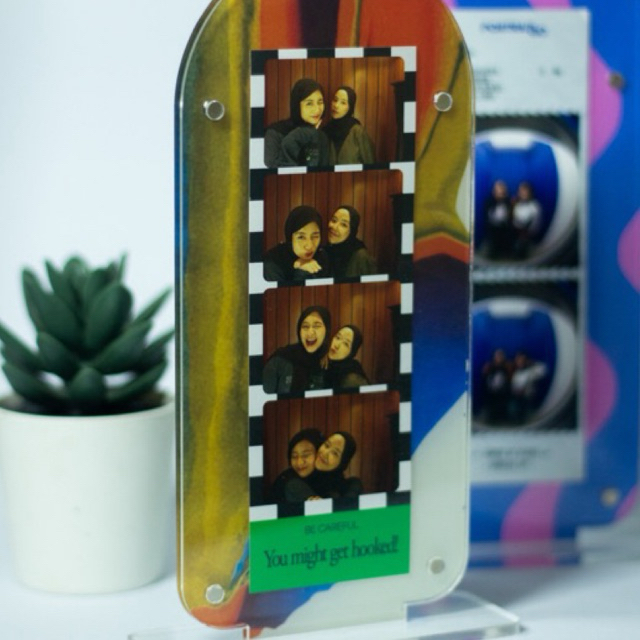 Jual frame photostrip acrylic / frame photobox akrilik / frame photo ...