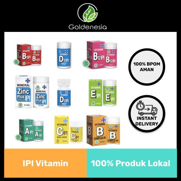 Jual IPI Suplemen Multivitamin - Vit C Vit B Complex Vit D Vit E ...