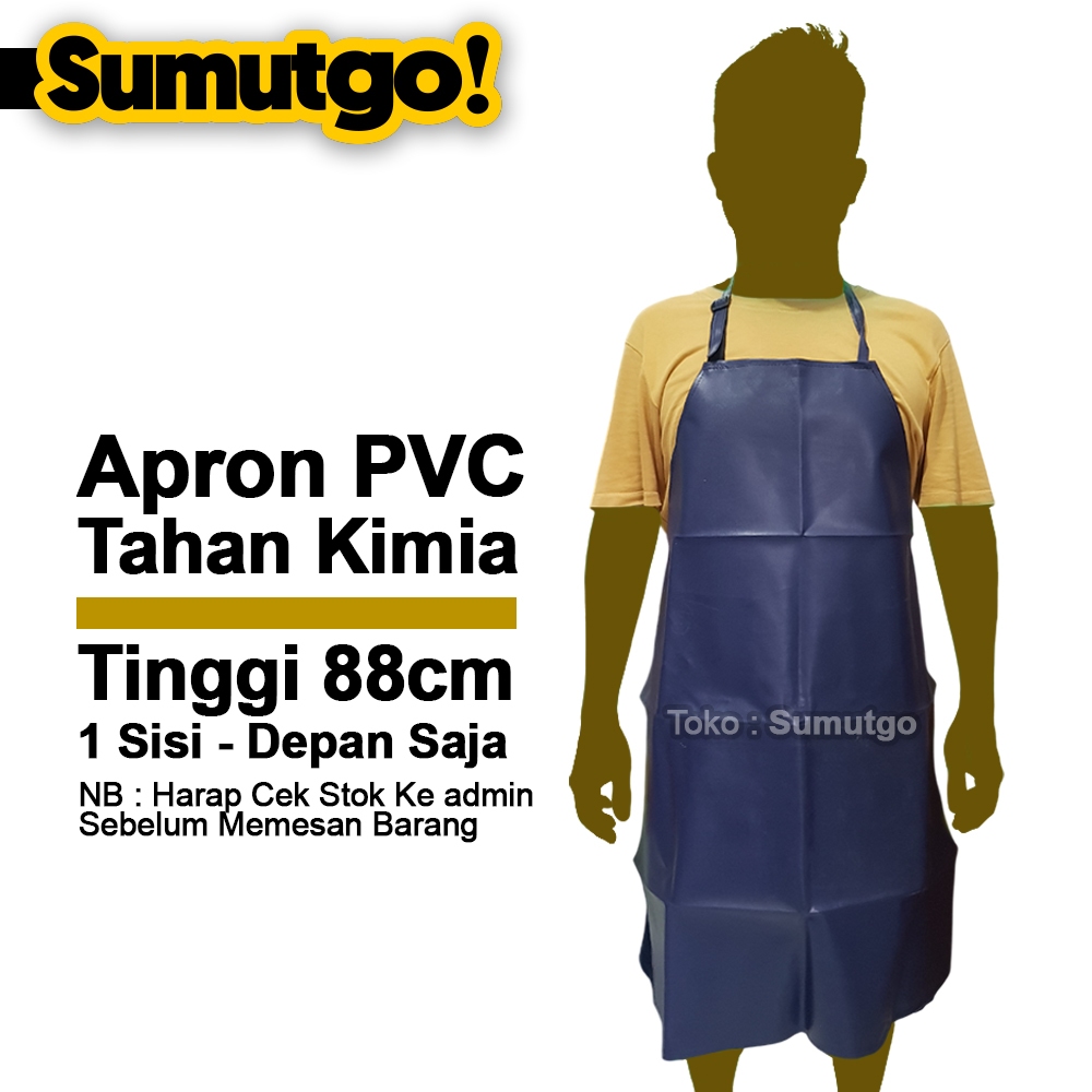 Jual Apron PVC Depan Saja 88 x 65 cm / Celemek Ponco 1 Sisi Semprot ...