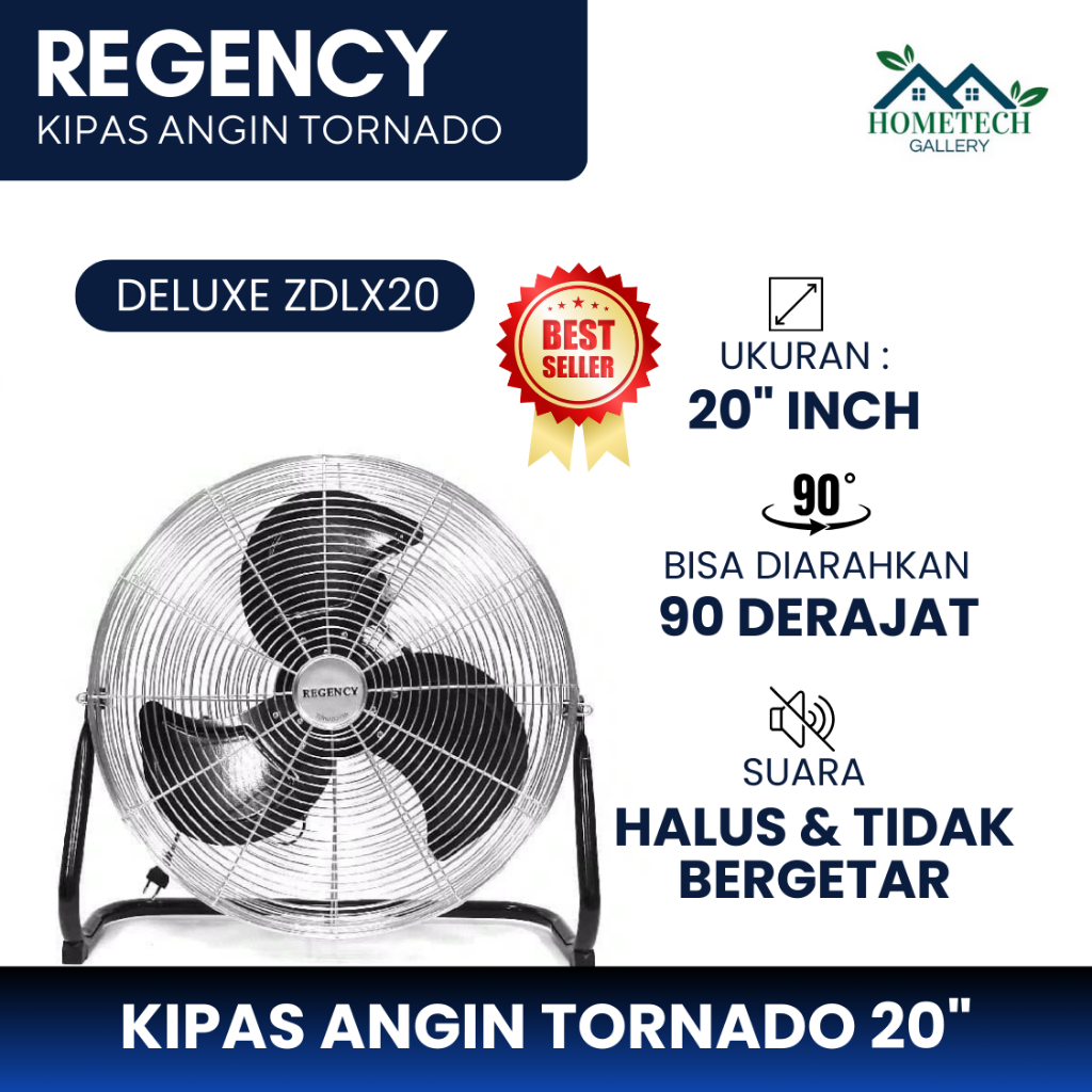 Jual Kipas Angin Regency Tornado Deluxe Floor Fan 20 inch – ZDLX20 ...