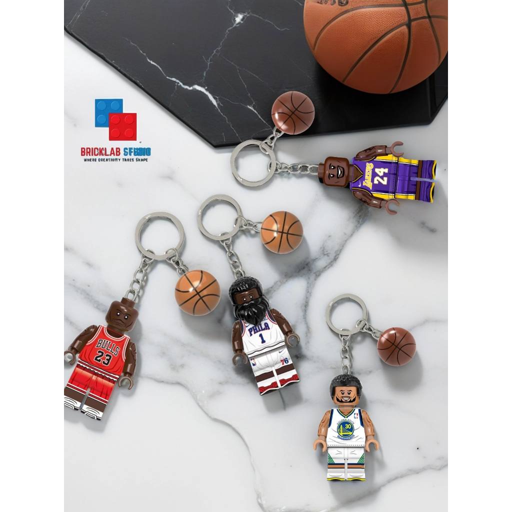 Jual Minifigure Keychain Basketball NBA Aksesoris Gantungan Kunci ...