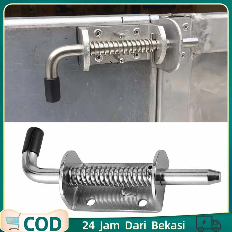 Jual 12cm Spring Loaded Hinges Stainless Steel Engsel Panel Spring ...