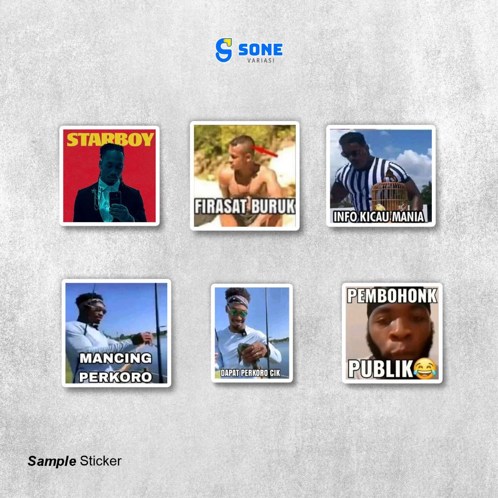 Jual Sticker Pack MEME JOMOK Aesthetic Paper Vinyl Waterproof Dekorasi ...